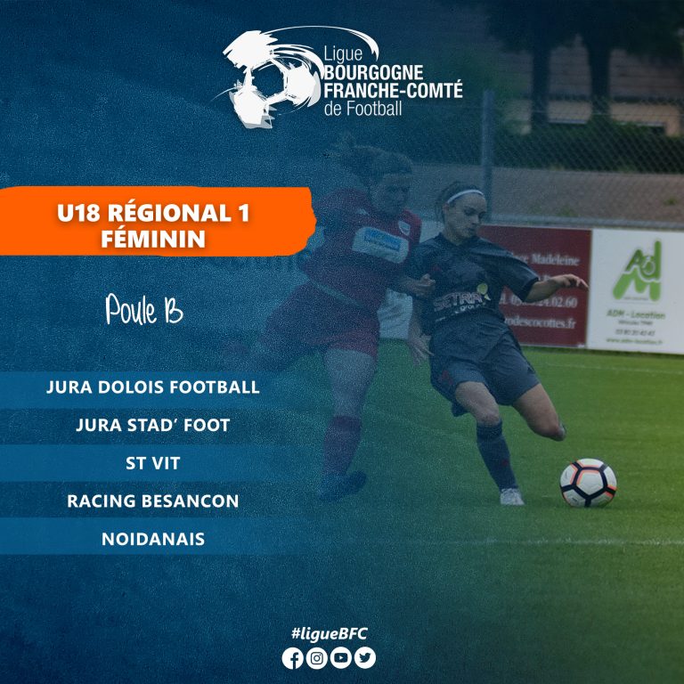 Composition des groupes U18 R1 Féminin – LIGUE BOURGOGNE-FRANCHE-COMTÉ