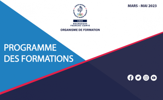 Programme des formations du CROS BFC – LIGUE BOURGOGNE-FRANCHE-COMTÉ